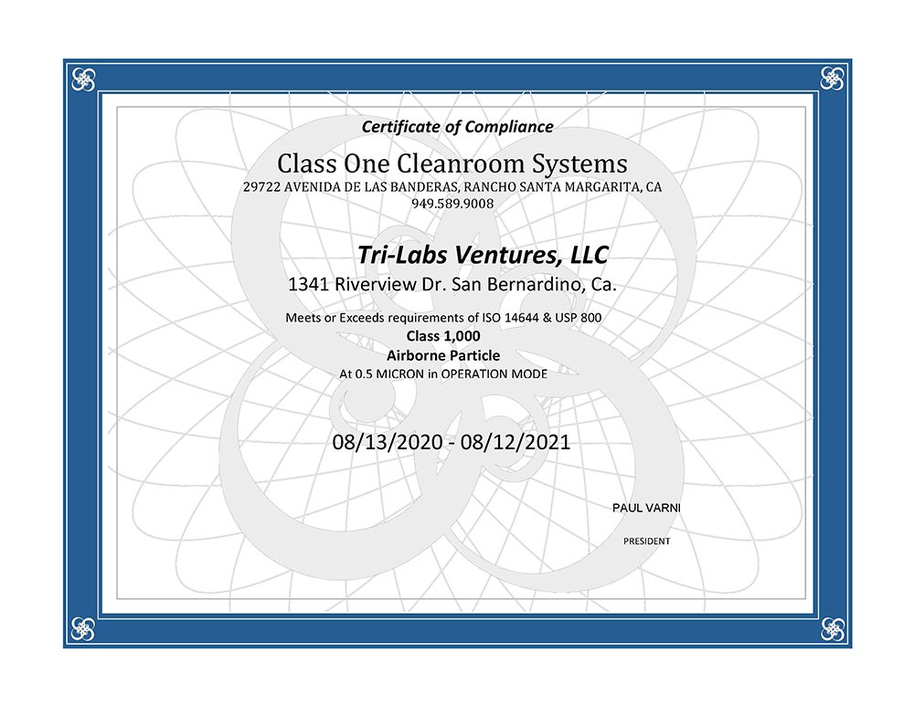 About | Tri Labs CBD Manufacturing